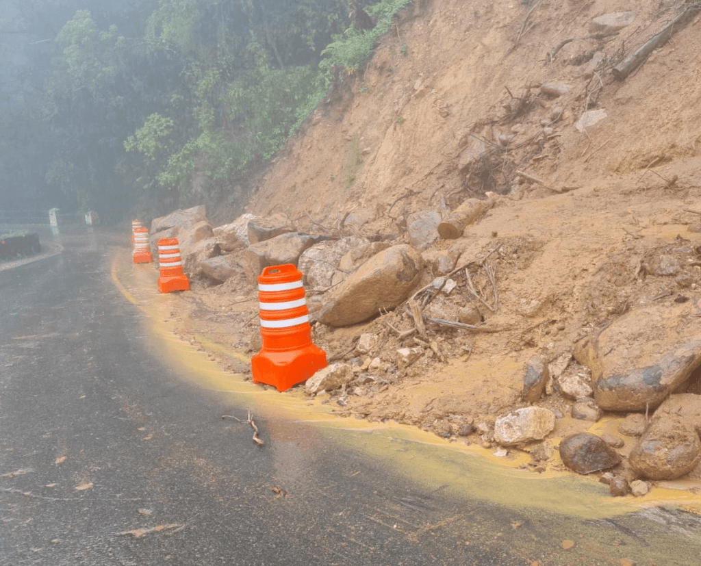 Estrada da Graciosa (PR-410) volta a ser interditada por conta das chuvas - Estradas